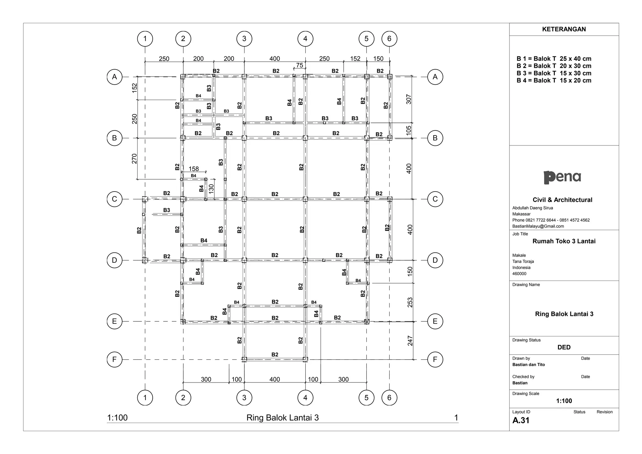ded rumah 3 lantai | PDF