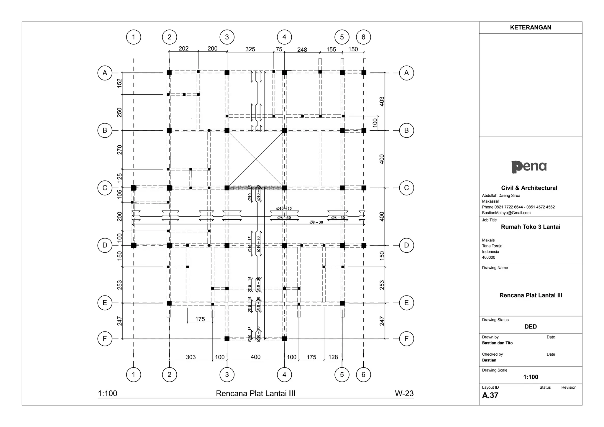 ded rumah 3 lantai | PDF