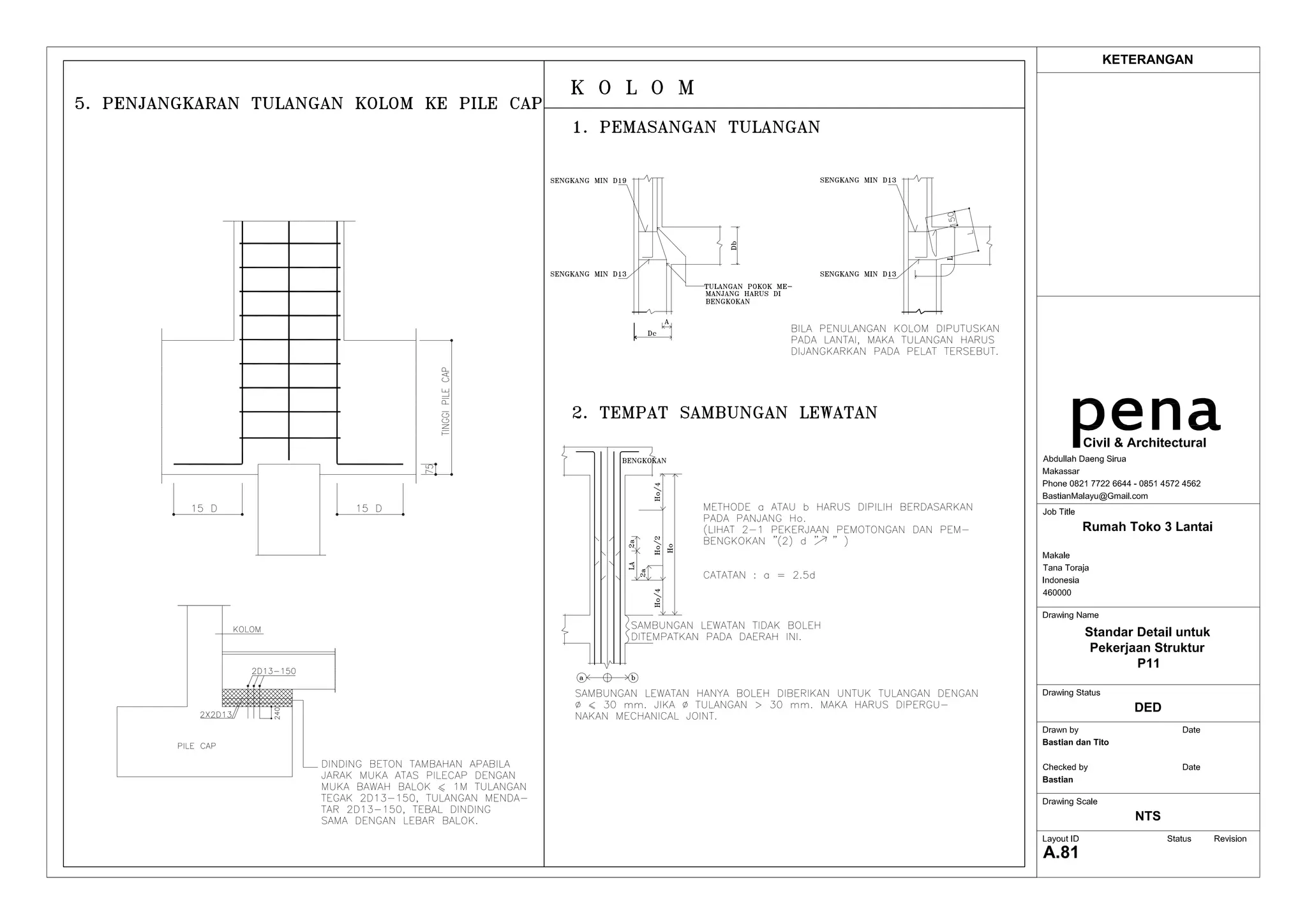 ded rumah 3 lantai | PDF