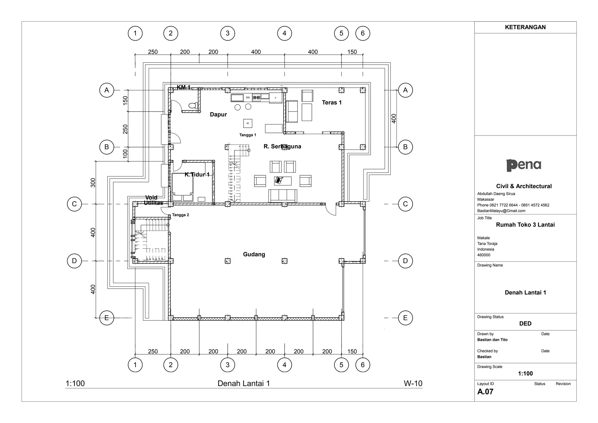 ded rumah 3 lantai | PDF
