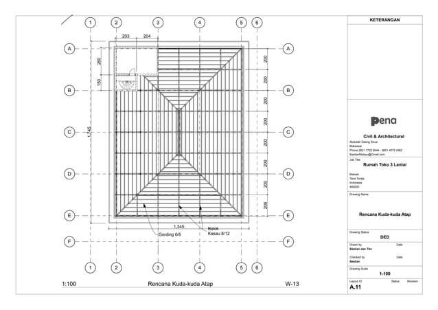 ded rumah 3 lantai | PDF