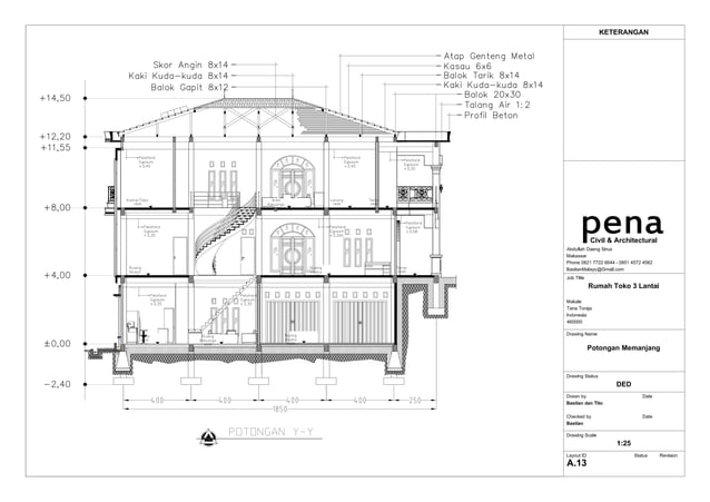 ded rumah 3 lantai | PDF