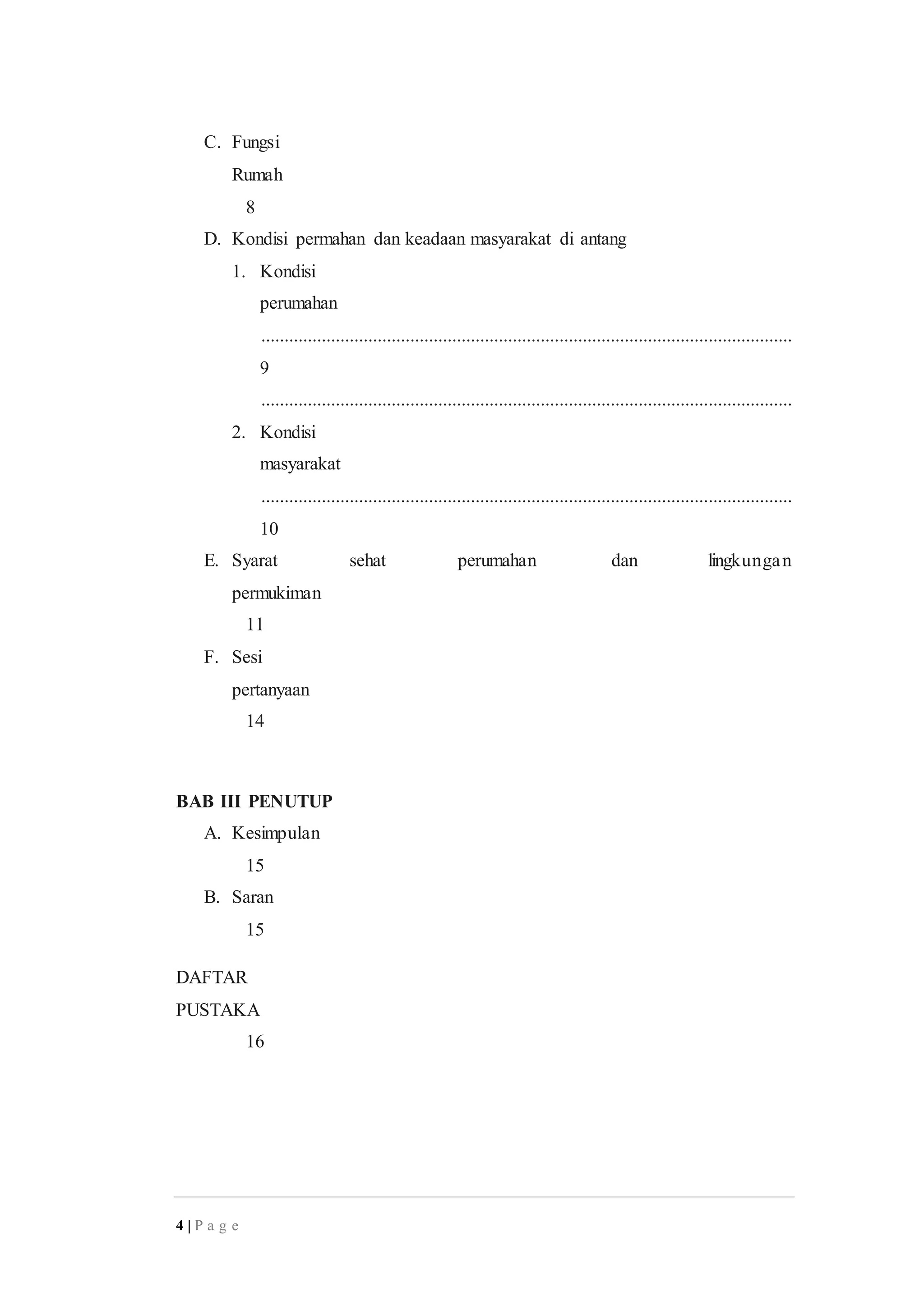 Makalah permukiman antang dan bukit baruga makassar | DOCX