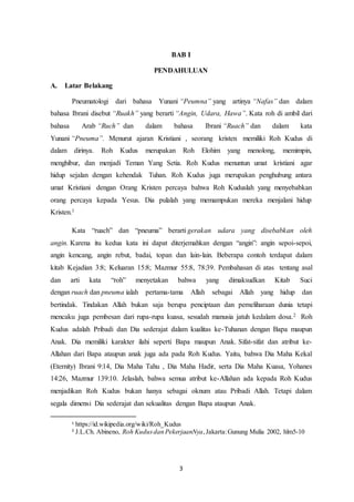 Makalah Roh Kudus | DOCX