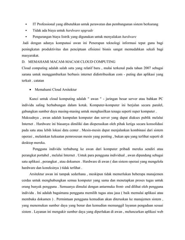 Makallah cloud | DOC