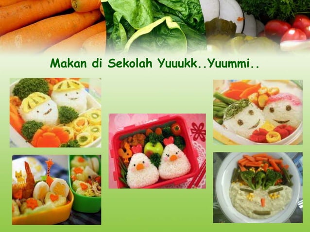Makanan bergizi bagi anak usia dini & usia sekolah | PPTX