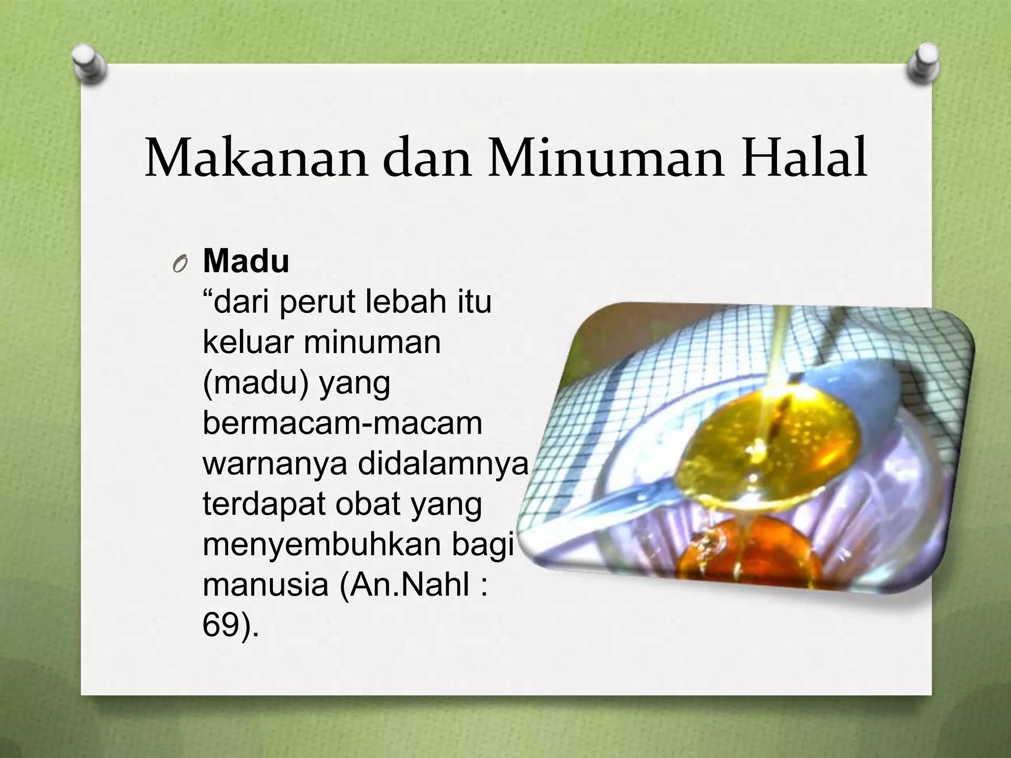 Makanan dan minuman halal | PPTX
