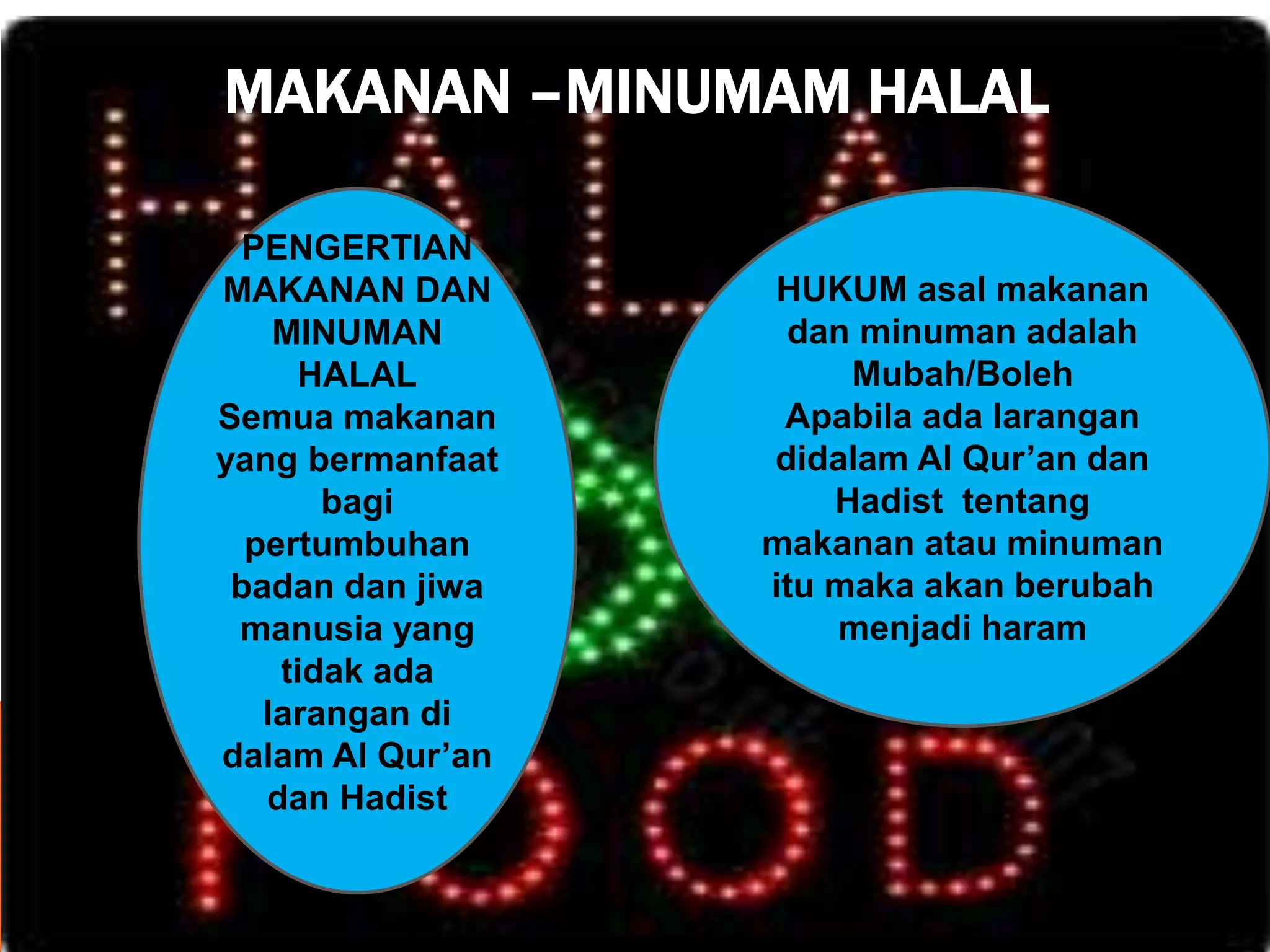 MAKANAN DAN MINUMAN HALAL DAN HARAM MENURUT AGAMA ISLAM DIIL.pptx