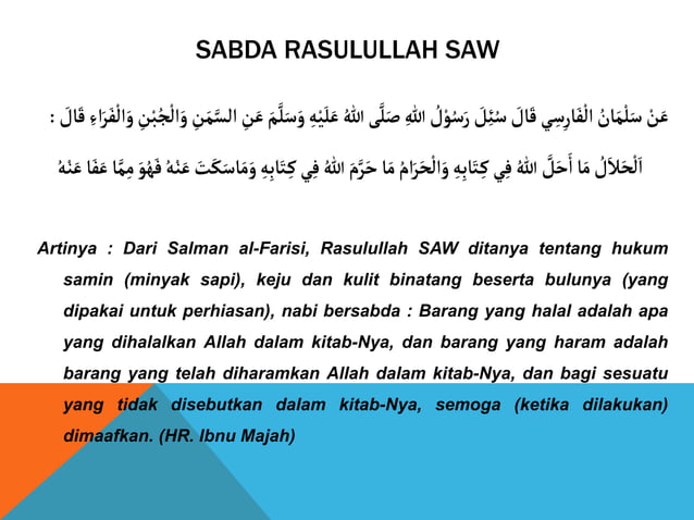 MAKANAN DAN MINUMAN HALAL DAN HARAM MENURUT AGAMA ISLAM DIIL.pptx