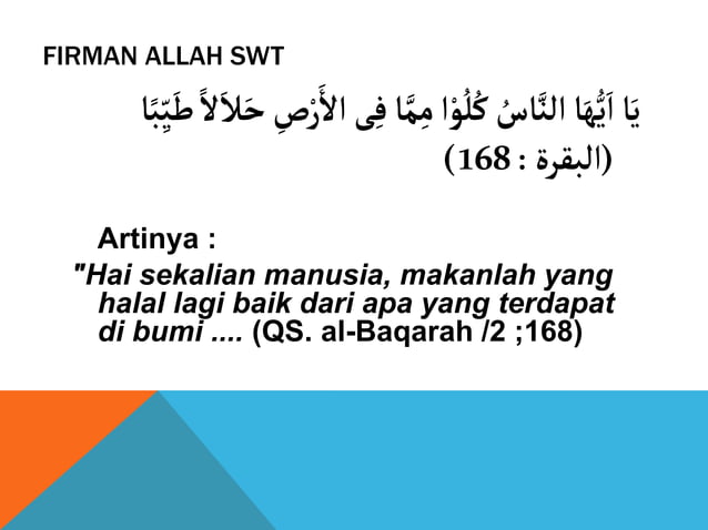 MAKANAN DAN MINUMAN HALAL DAN HARAM MENURUT AGAMA ISLAM DIIL.pptx