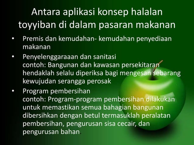 Makanan halal menurut islam dan konsep halalan toyyiban | PPTX