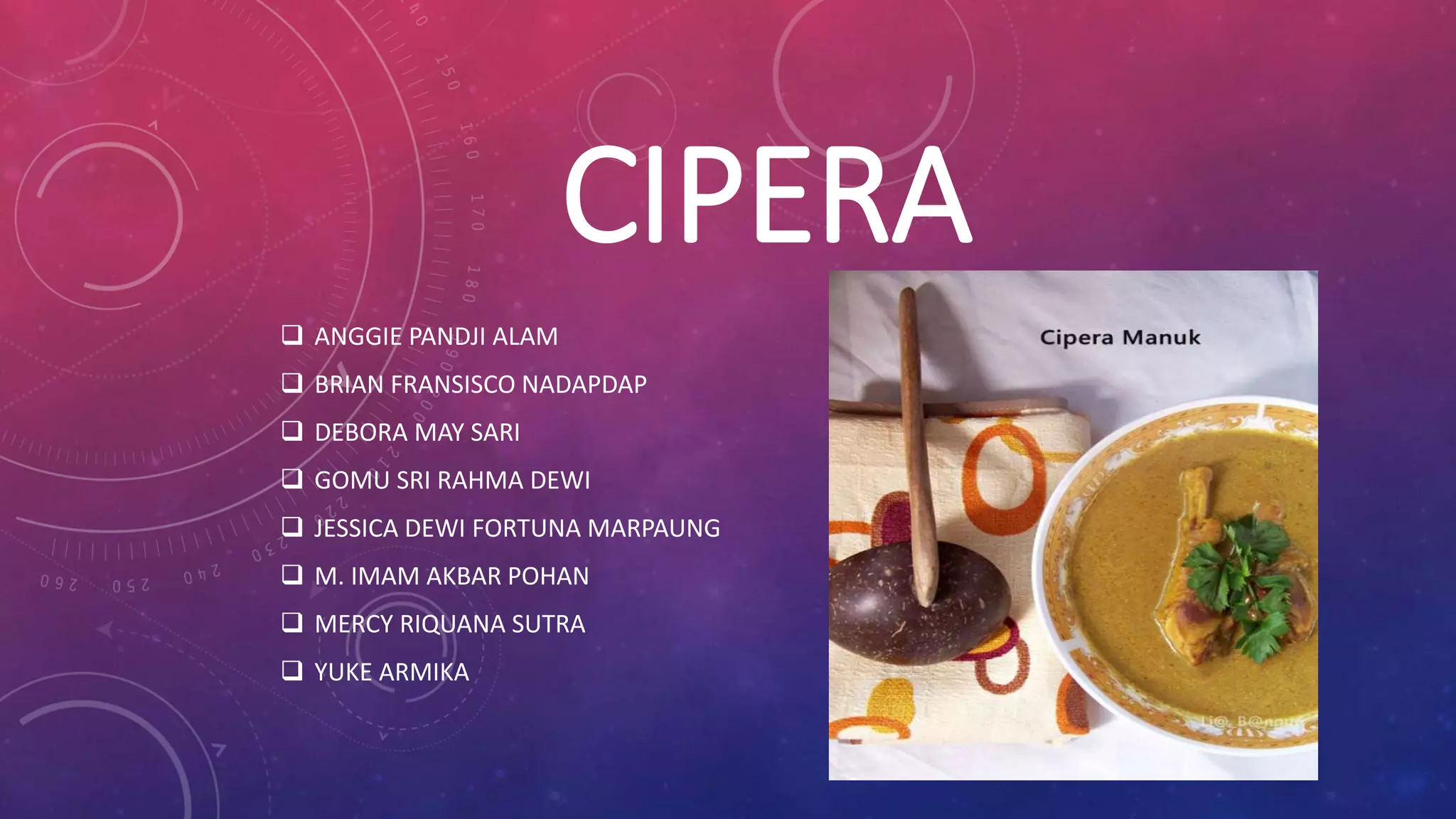 Makanan khas karo cipera dan es oyen | PPTX