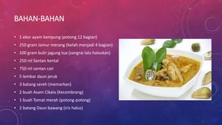 Makanan khas karo cipera dan es oyen | PPTX