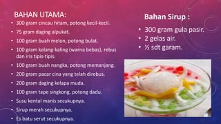 Makanan khas karo cipera dan es oyen | PPTX