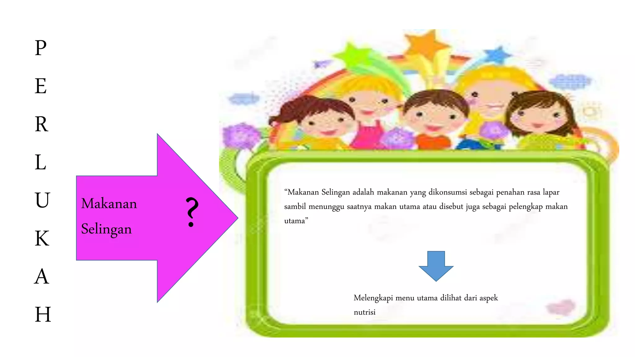Makanan selingan anak usia 6 8 tahun | PPTX