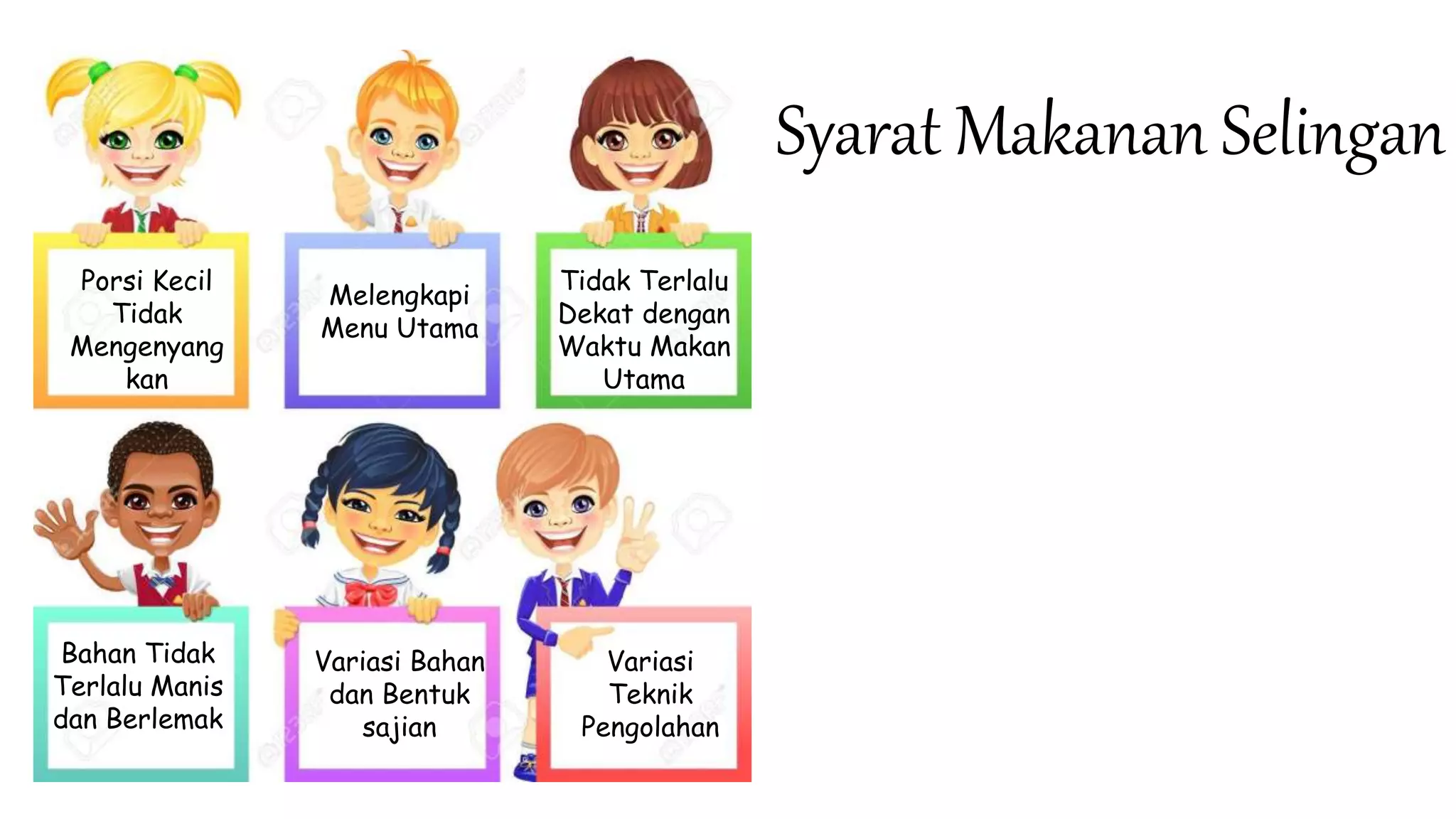 Makanan selingan anak usia 6 8 tahun | PPTX