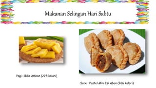 Makanan selingan anak usia 6 8 tahun | PPTX