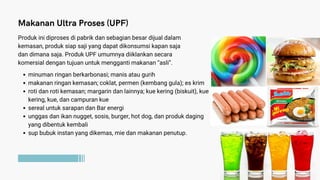 Makanan Ultra Proses untuk informasi anak sekolah | PDF