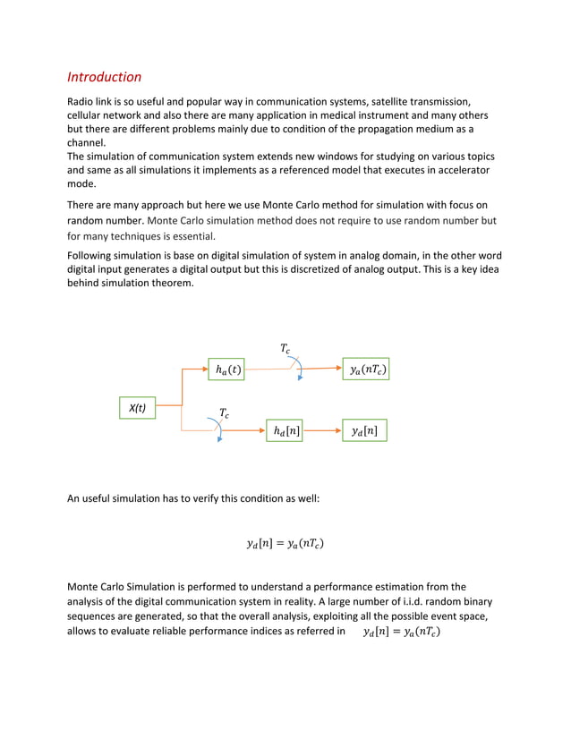 Computer aided design of communication systems / Simulation Communication System | PDF