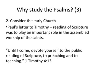 The Book Of Psalms: An Introduction | PPT
