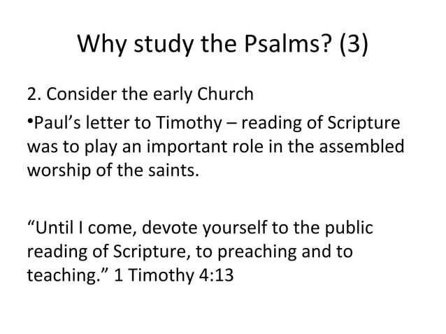 The Book Of Psalms: An Introduction | PPT