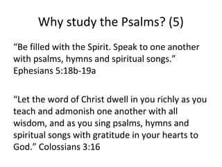 The Book Of Psalms: An Introduction | PPT