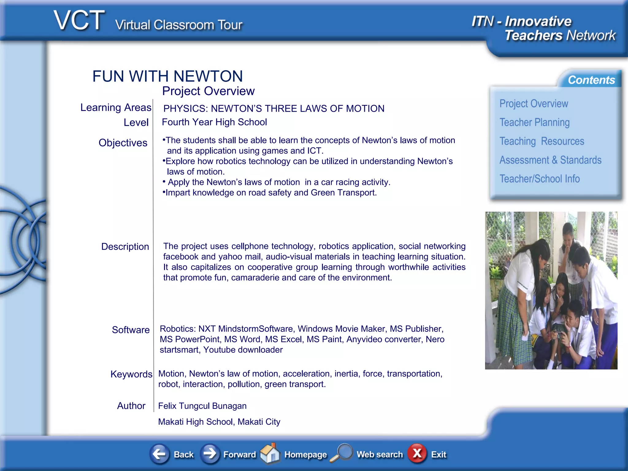 Makati High School Fun With Newton | PPT