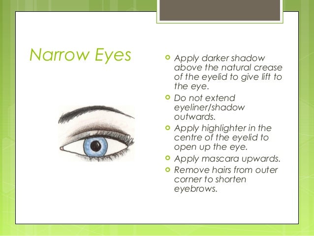 Make up corrective eyes