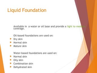 Make up foundation | PPT