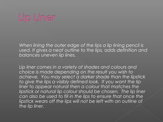 Make up lip products2015 | PPT