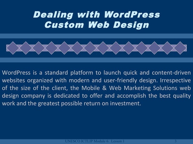 Make a beautiful word press custom website design | PPT