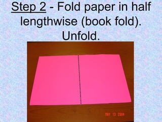 Make a box using a sheet of paper.ppt