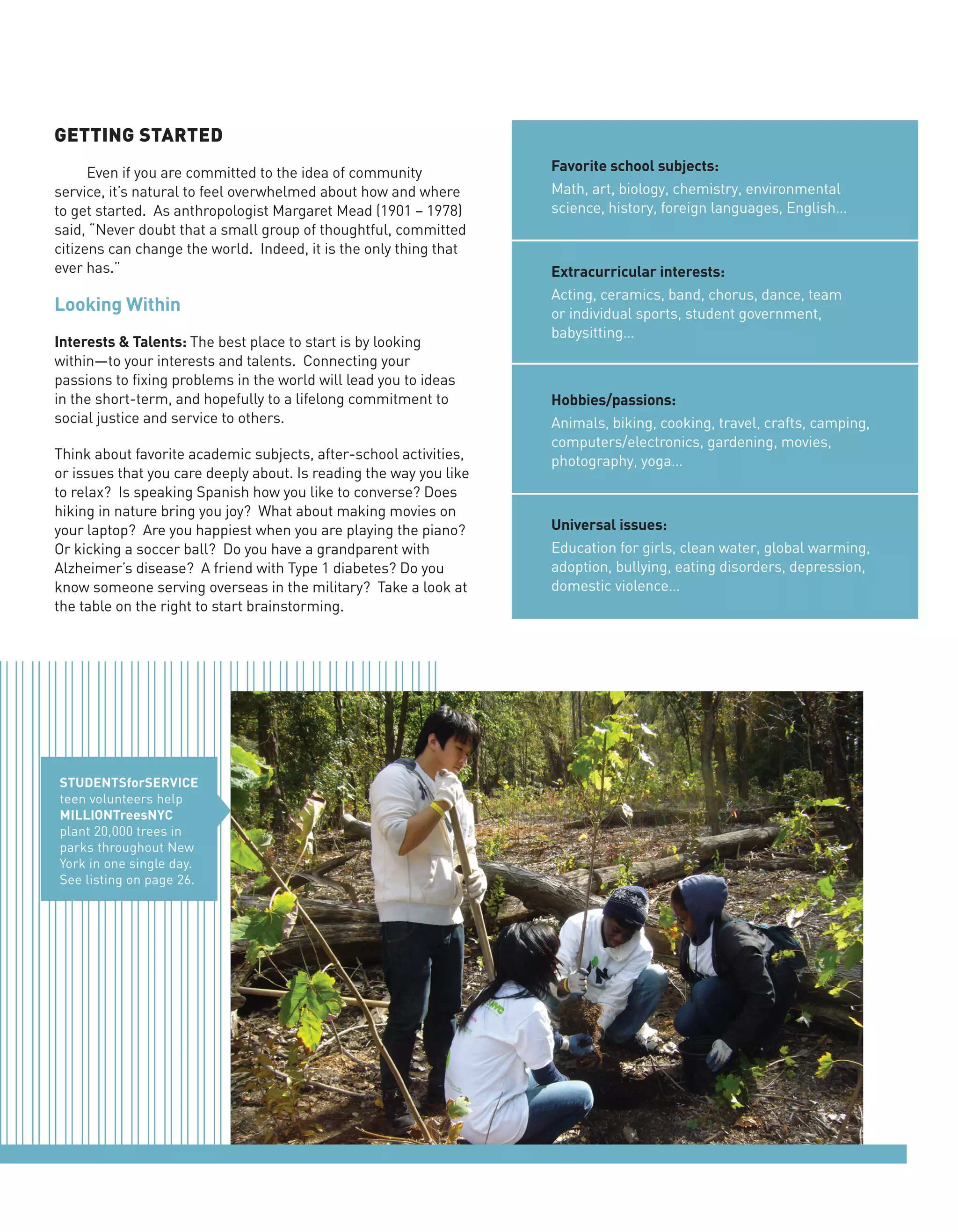 Make a Difference: Put Your Teen Energy and Enthusiasm to Work! | PDF