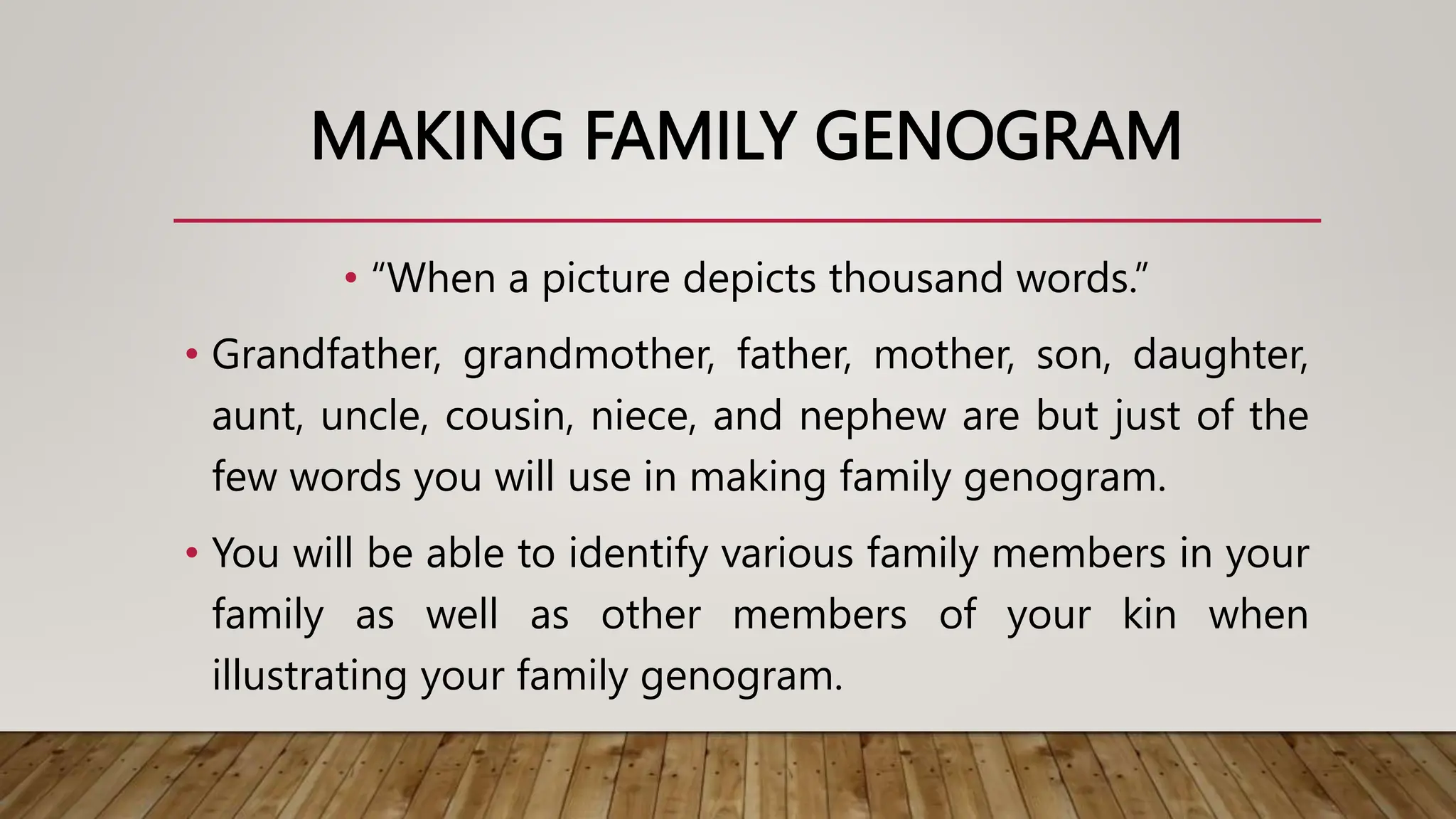 Make a Genogram and Trace Certain Physical,.pptx