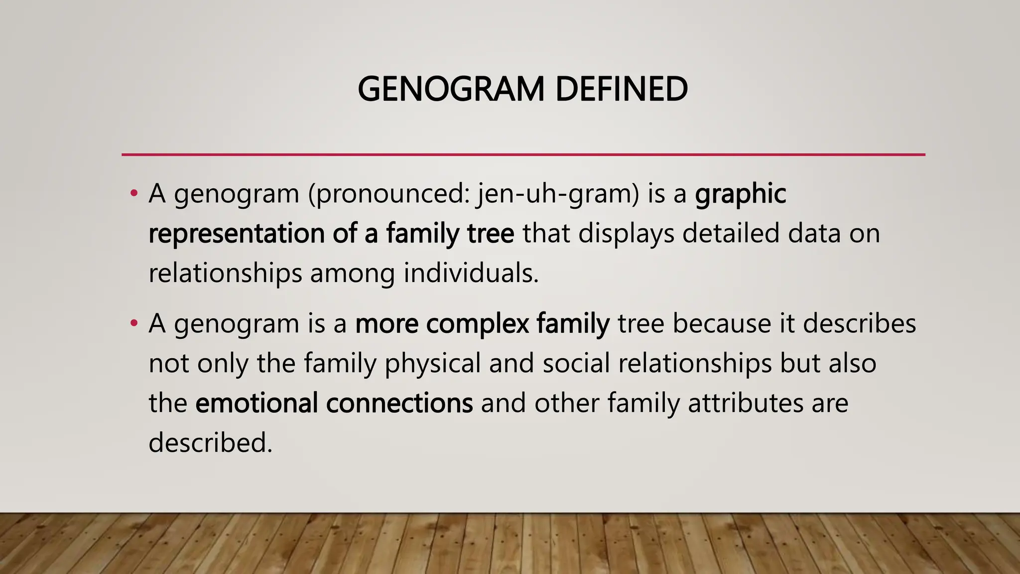 Make a Genogram and Trace Certain Physical,.pptx