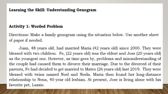 Make a Genogram and Trace Certain Physical,.pptx | Genetics | Science