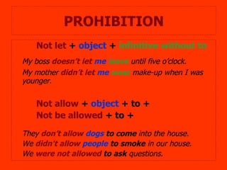 Make, allow & let | PPT