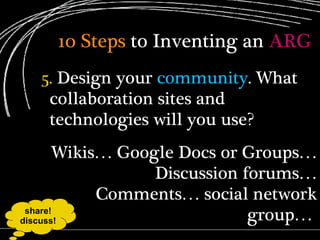 Make An Alternate Reality Game! | PPT