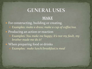 Make and do | PPTX