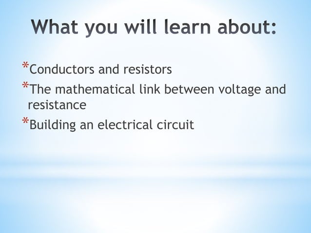 Make an Electric Quiz | PPTX