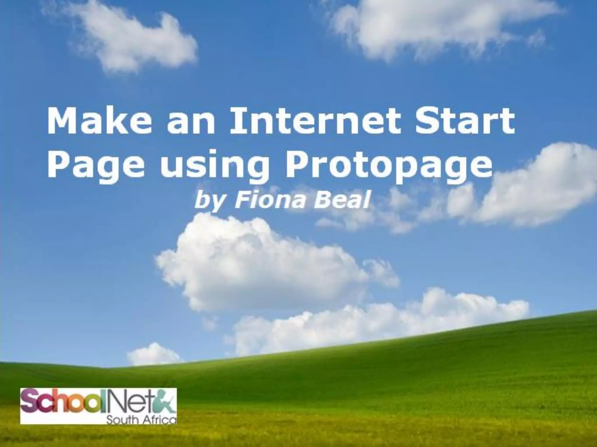Make an Internet Start Page using Protopage | PDF
