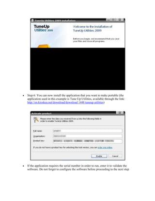 Make a portable application with thin app | PDF