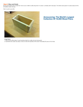 Make a quick box using box joints | PDF