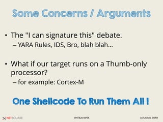 Make ARM Shellcode Great Again - HITB2018PEK | PPT