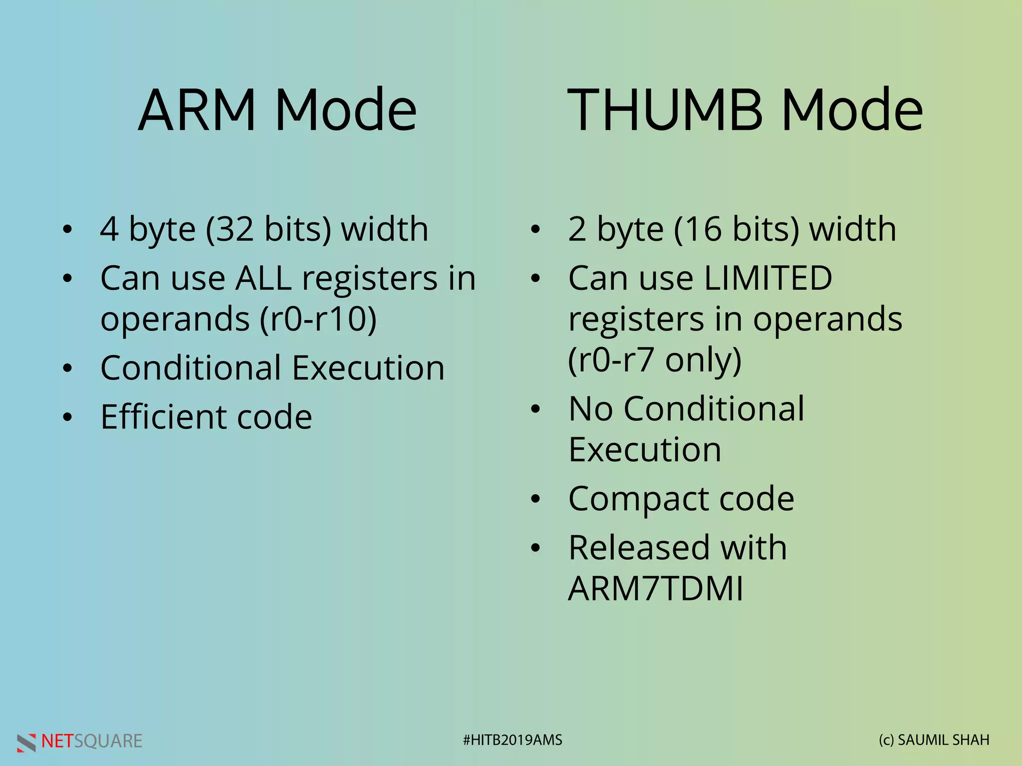 ARM Polyglot Shellcode - HITB2019AMS | PPT
