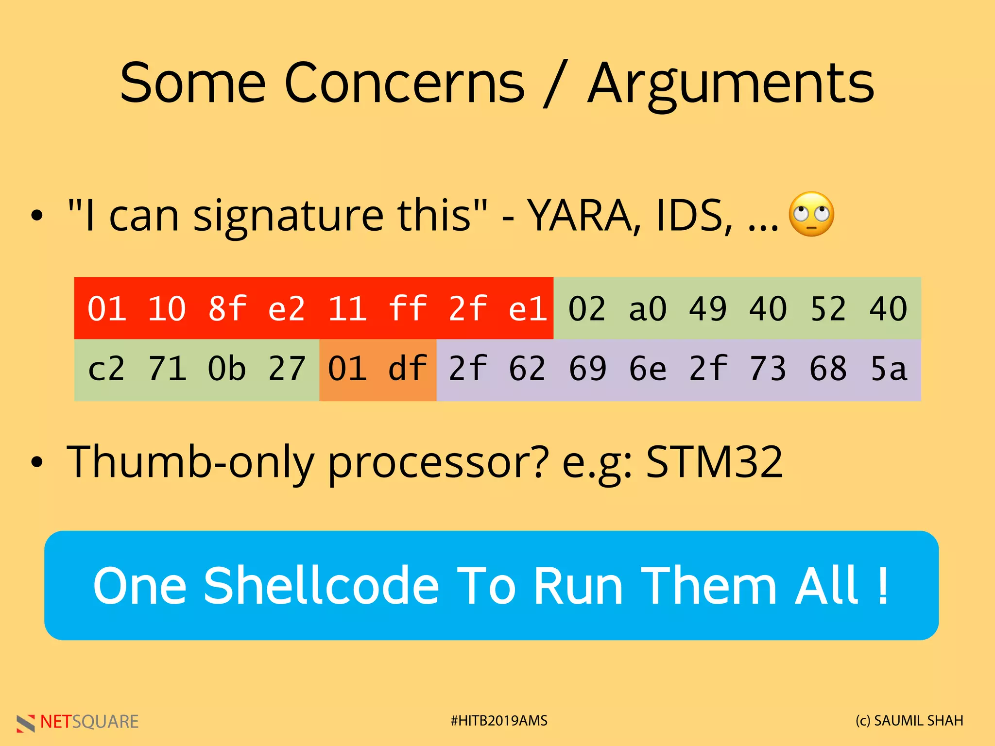 ARM Polyglot Shellcode - HITB2019AMS | PPT