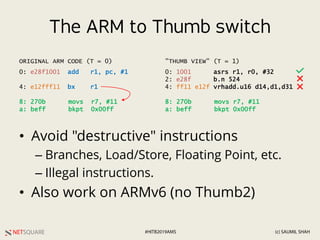 ARM Polyglot Shellcode - HITB2019AMS | PPT