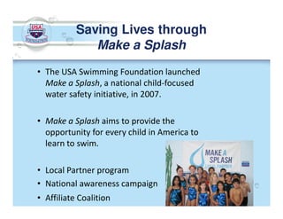 Make a Splash Marketing a Water Safety Initiative | PDF