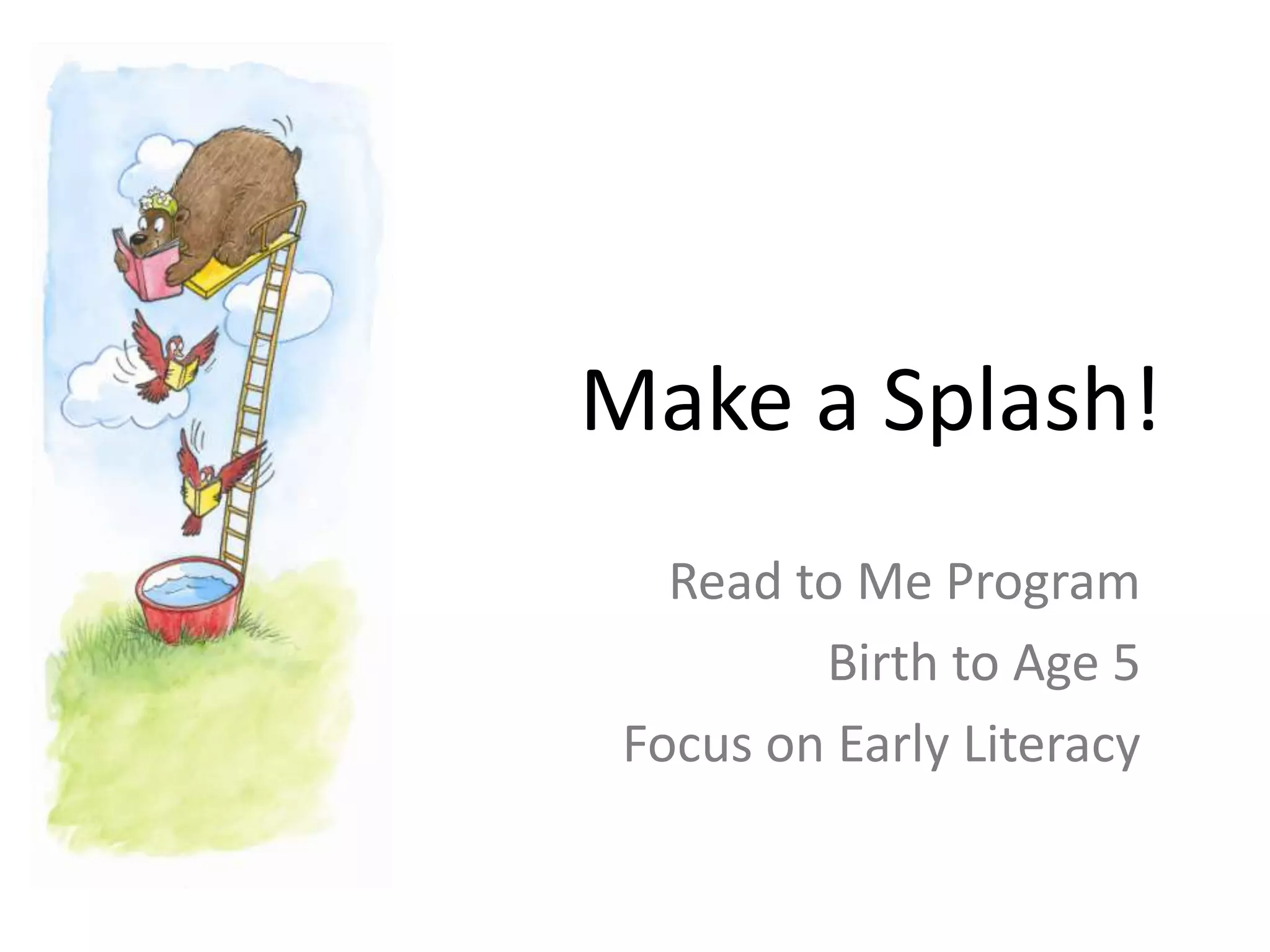 Make a splash. READ! | PPTX