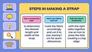 step on how to make a strap in dress making | PDF